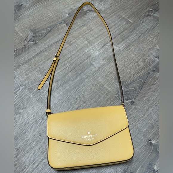 kate spade | Bags | Kate Spade Yellow Crossbody 568 Height 864 Width 84 ...